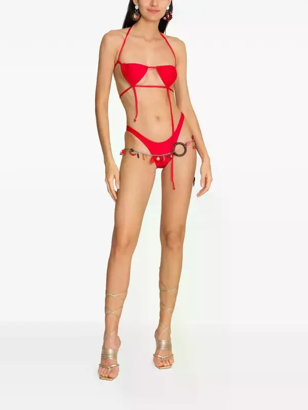 AMIR SLAMA Charm-detail Chain Belt