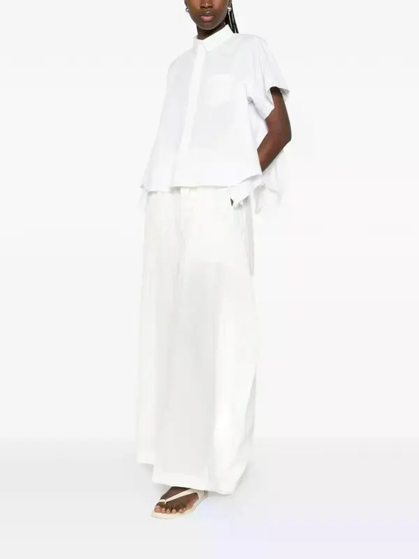 Sacai Buckle Detailed Trousers