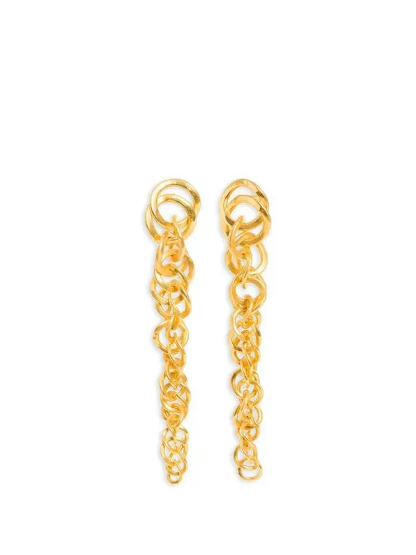 FREYA ROSE Sumba Chain-link Earrings - Gold