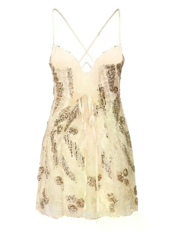 for love and lemons opal mini dress gold FOR LOVE & LEMONS Opal Mini Dress – Lusso Di Luna Boutique
