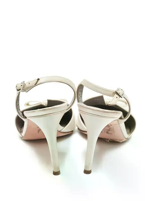 GINA Bow-detail Slingback Pumps