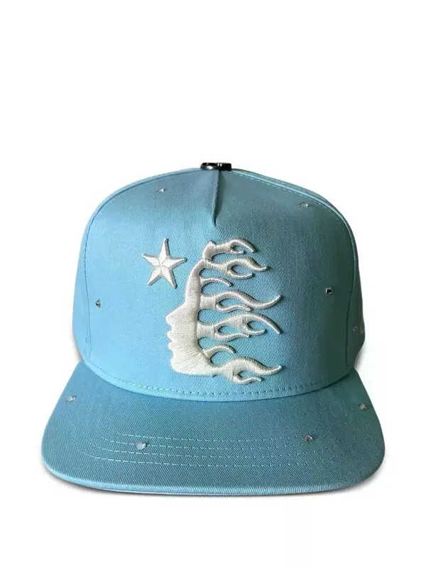 HELLSTAR Logo Snapback Hat - Blue