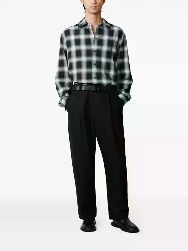 Studio Nicholson Ray Plaid Button Shirt
