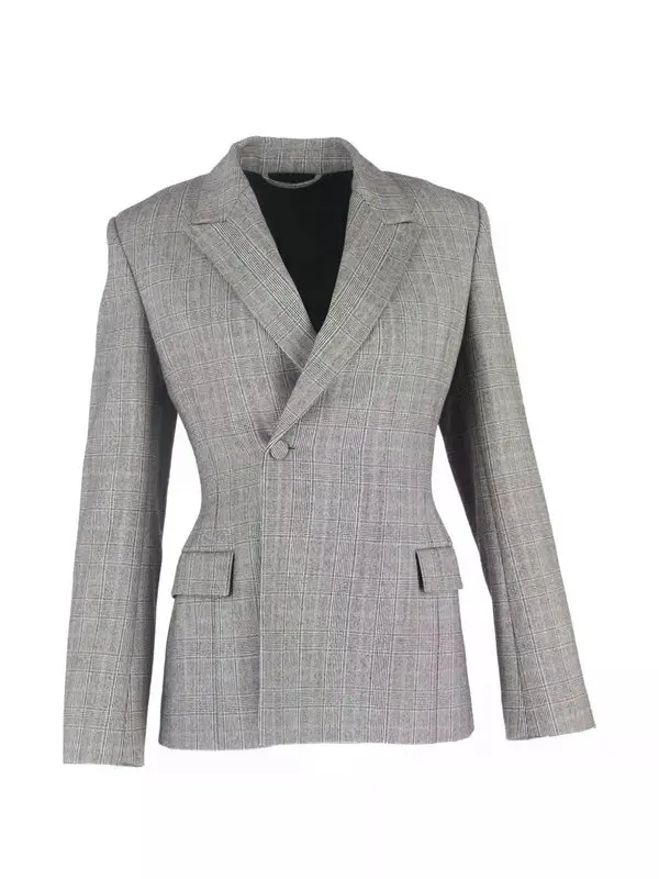 Balenciaga Prince Of Wales-check Blazer