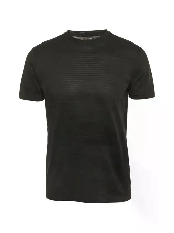 Emporio Armani Knitted Striped T-shirt