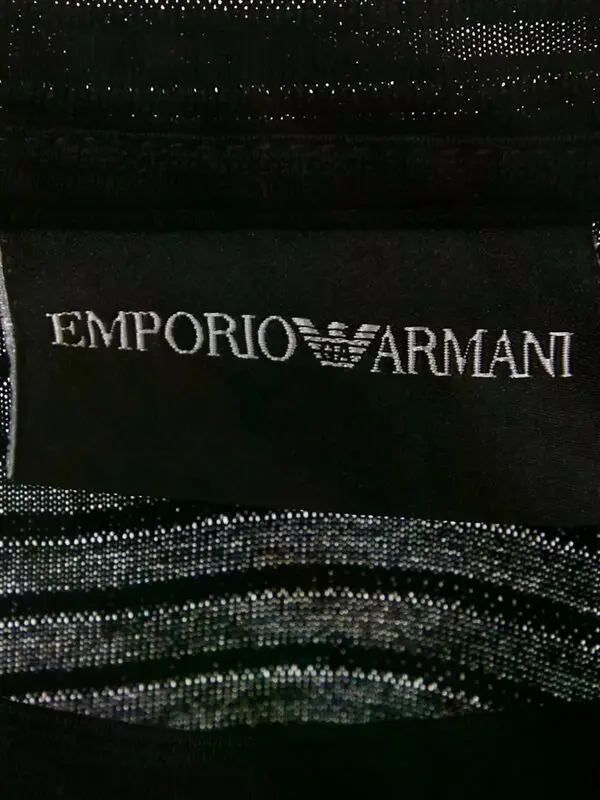 Emporio Armani Knitted Striped T-shirt