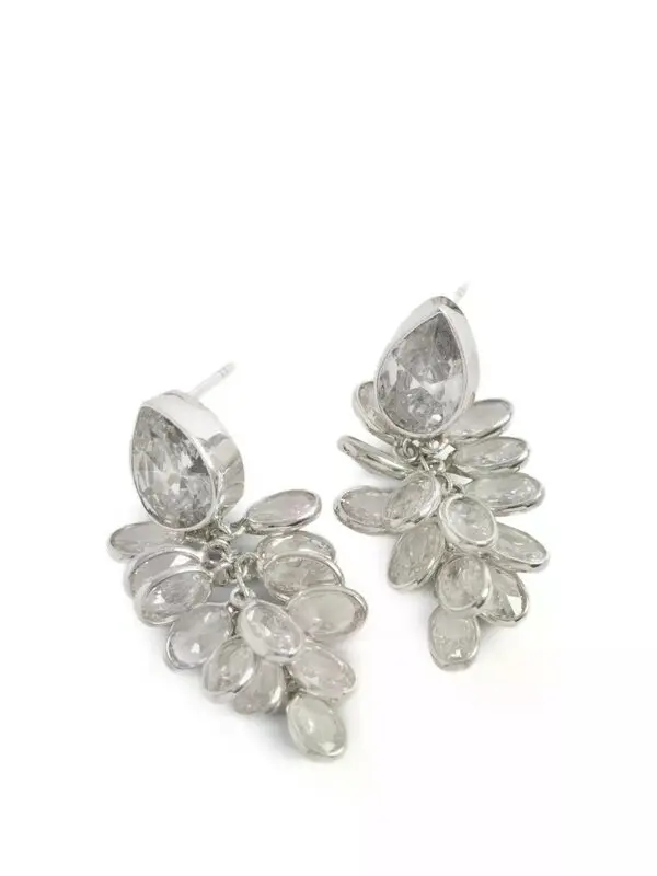 FREYA ROSE Crystal Drop Earrings - Silver