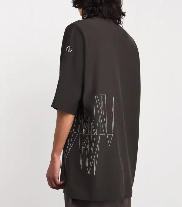 Rick Owens X Moncler Cotton Jumbo T-shirt - Brown