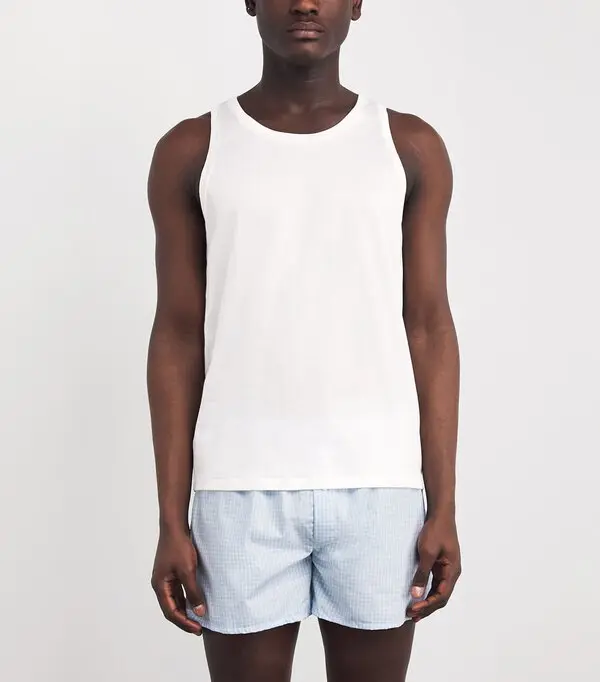 Hanro Cotton Sporty Vest - White