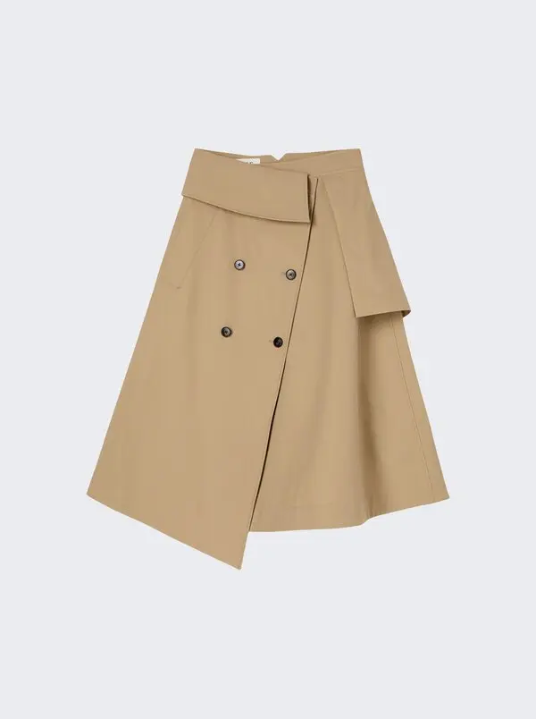 RÃHE Deconstructed Trench Skirt