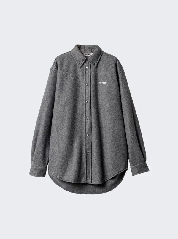 Miu Miu Relaxed-fit Fleece Shirt