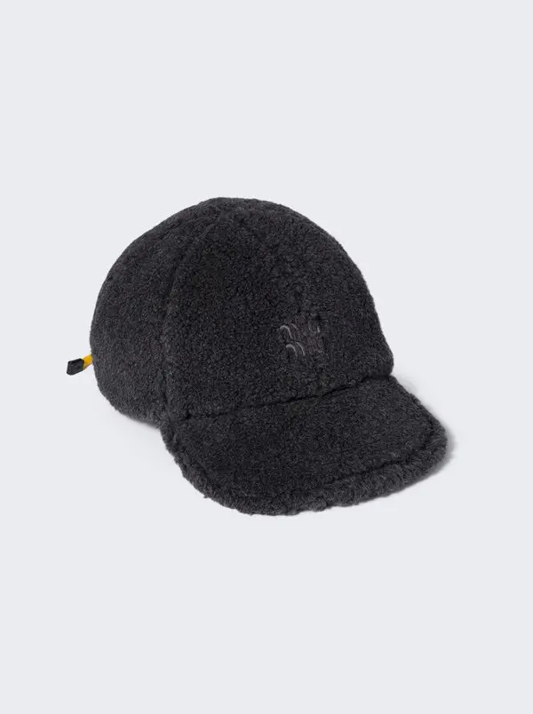 Miu Miu Fleece Baseball Cap - Grey