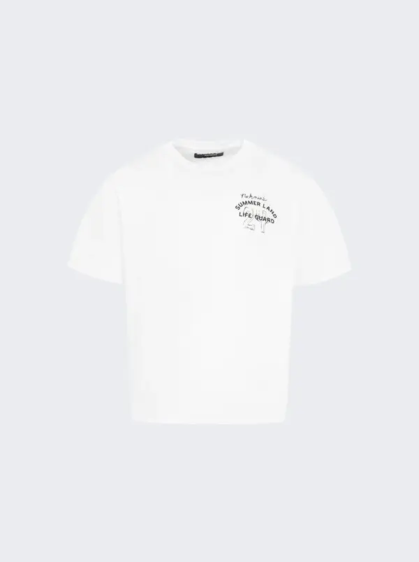 NAHMIAS Life Guard Script Boxy Tee - White
