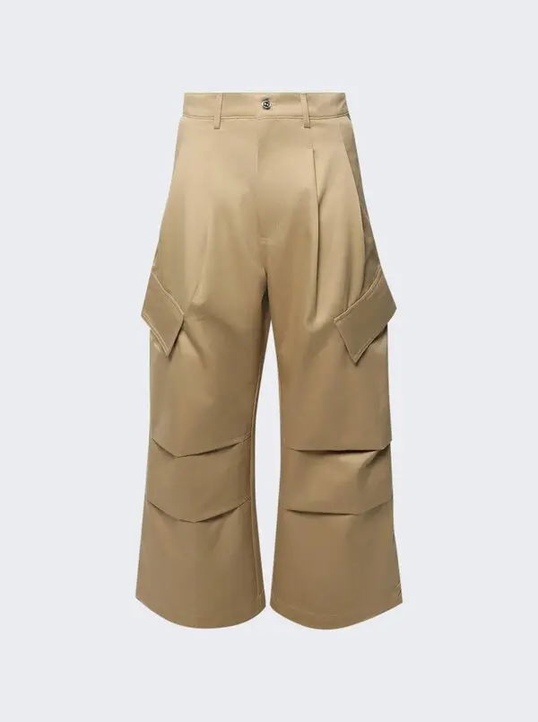 NAHMIAS Oversized Cargo Trousers - Sand