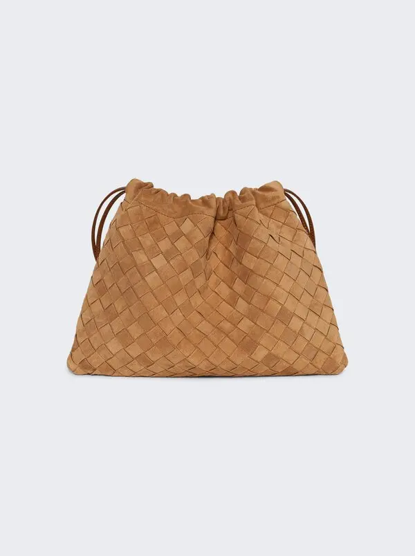 Bottega Veneta Intrecciato Suede Pouch