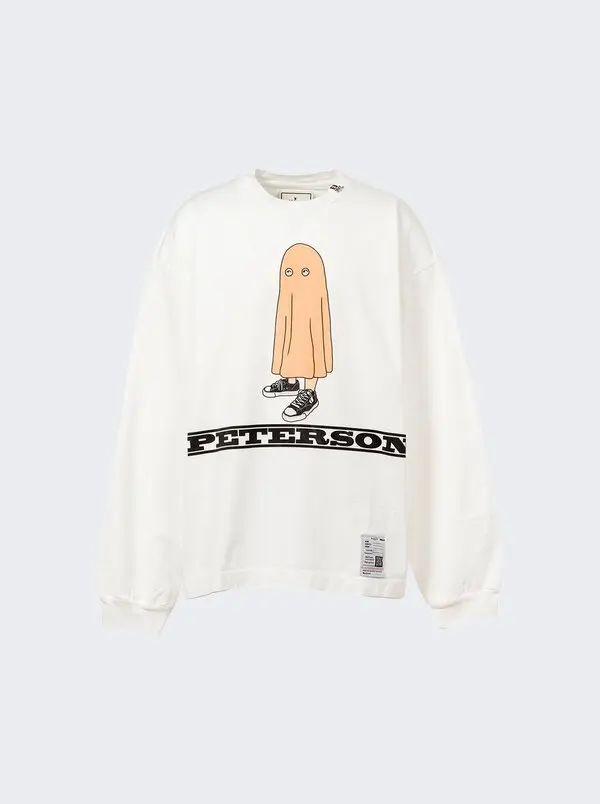 Mihara Yasuhiro Peterson Printed Long Sleeves Tee - White