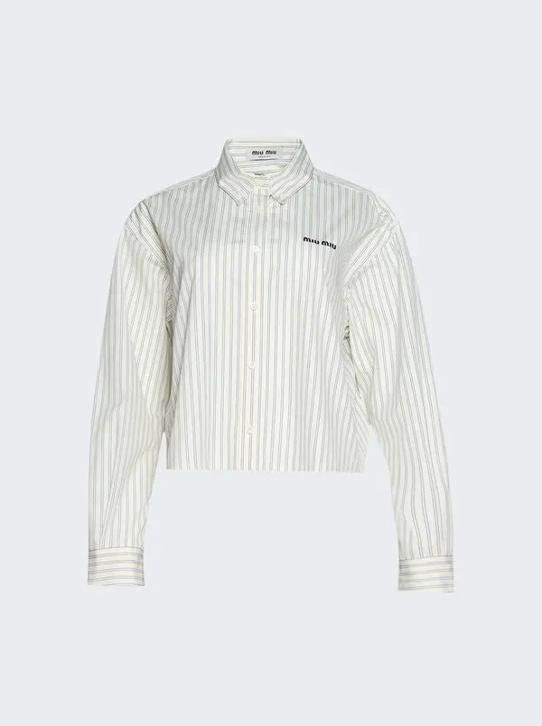 Miu Miu Checked Poplin Shirt