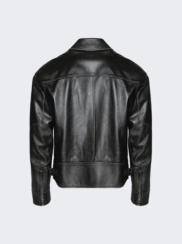 Gucci Treated Bull Leather Jacket