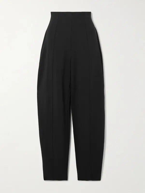 Carolina Herrera Isla Wool-blend Barrel-leg Trousers