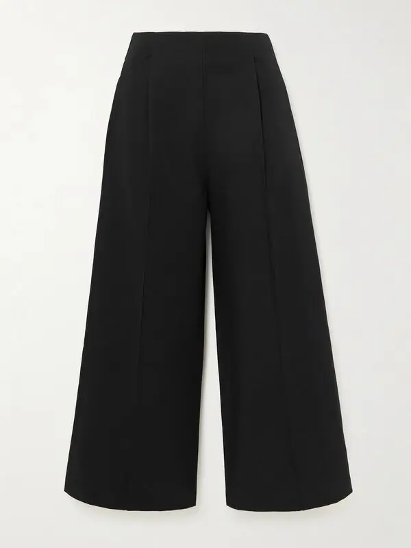 DESTREE Martha Linear Wide-leg Pants - Black