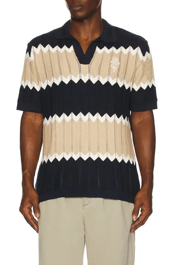 Agua Bendita Aron Polo Shirt In Stripes