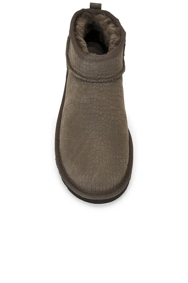 UGG Classic Ultra Mini Embossed Boots