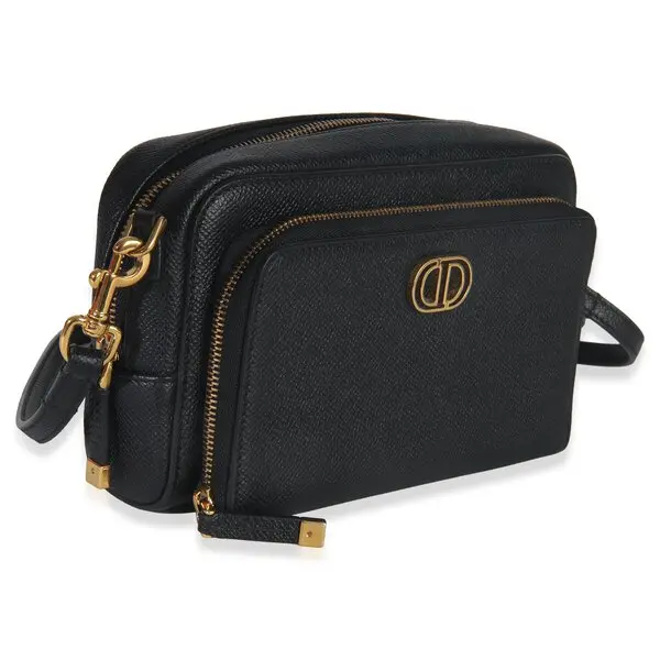 Dior Grained Calfskin Caro Double Pouch