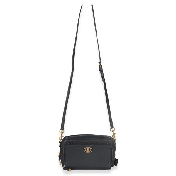 Dior Grained Calfskin Caro Double Pouch