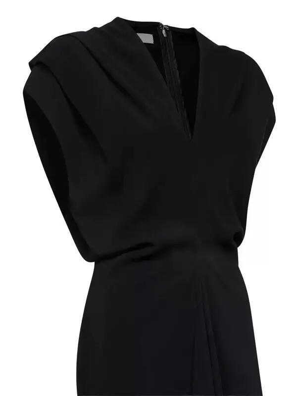 Co V-neck Midi Dress