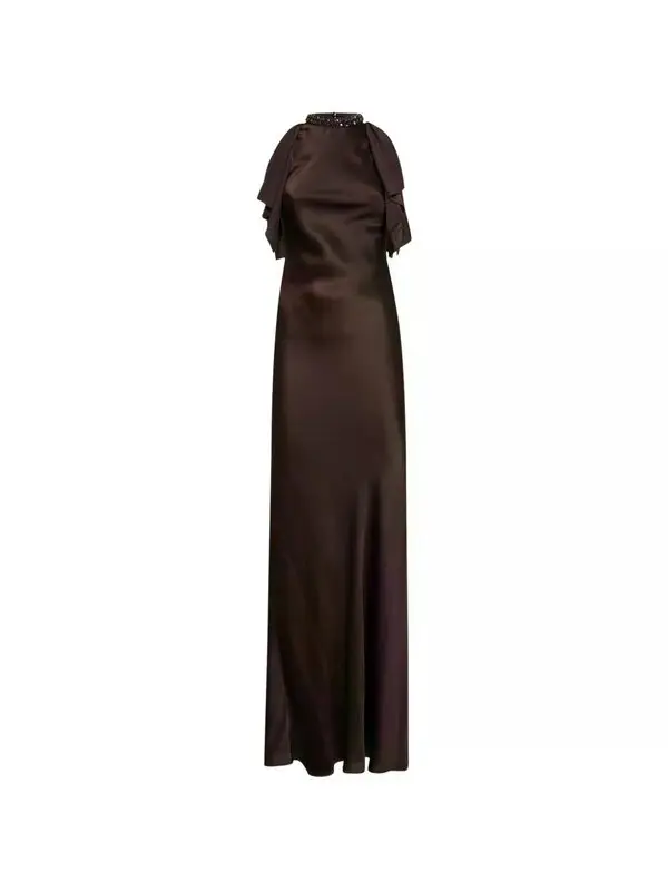 ALINA Crystal-embellished Maxi Dress
