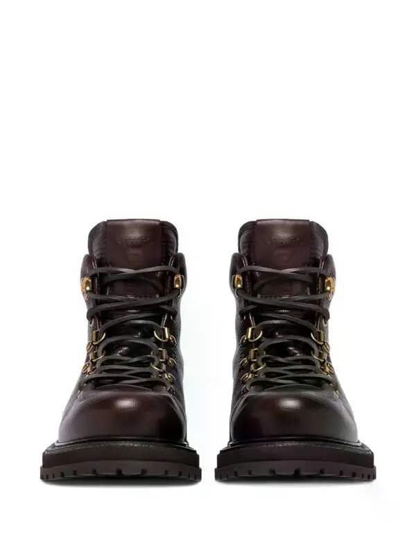 BUTTERO® Lizard-print Eyelet Ankle Boots