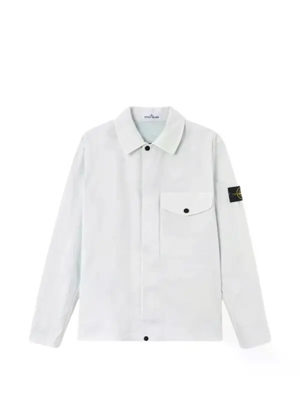 Stone Island Chest Pocket Overshirt - Blue
