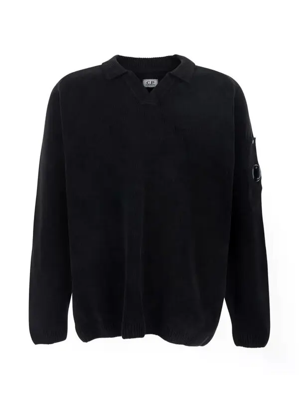 C.P. COMPANY Lens-detail Patch Sweater