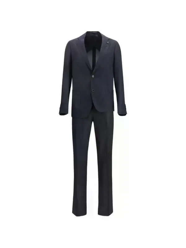 LARDINI Button Iconic Suit - Blue