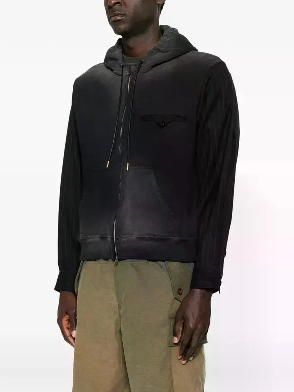 KHOKI Pinstripe Zip Hoodie