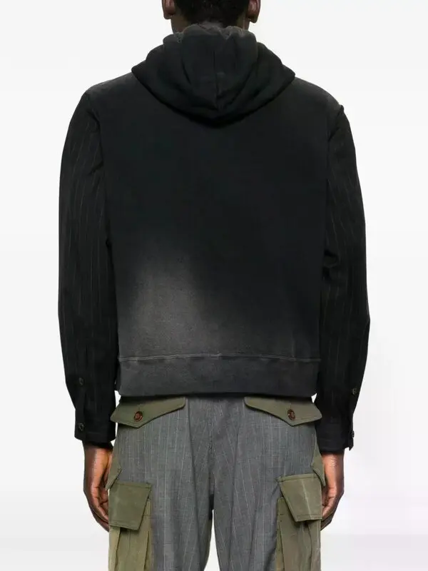 KHOKI Pinstripe Zip Hoodie