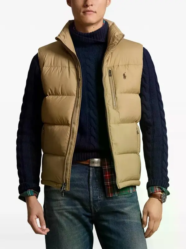 Polo Ralph Lauren Zip-fastening Puffer Gilet - Neutrals