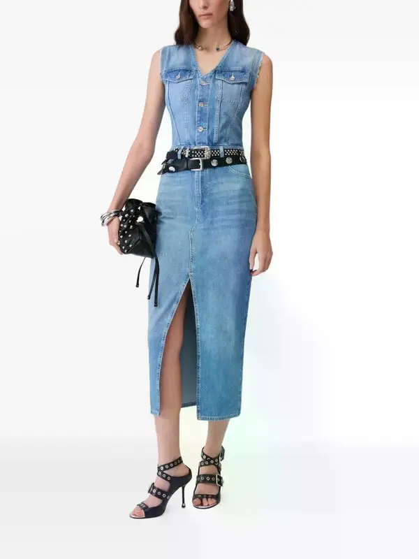 Liu Jo V-neck Midi Dress