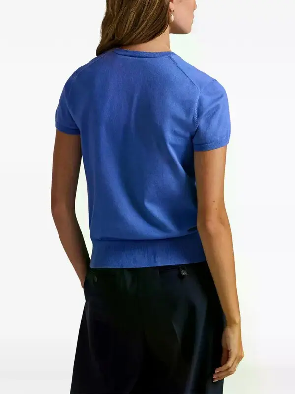 Polo Ralph Lauren Short-sleeve Knit Top - Blue