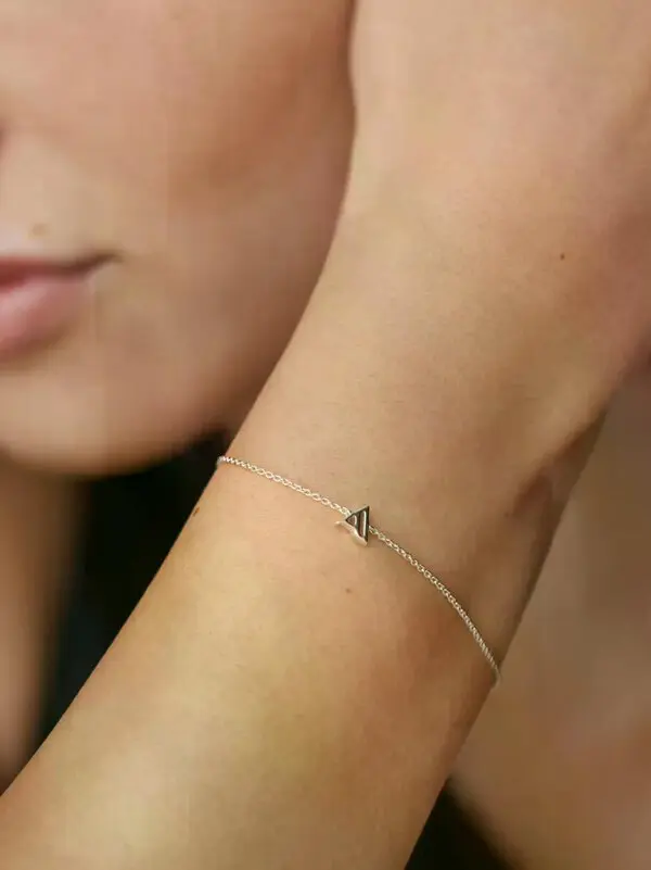 Monica Vinader Initial Chain Bracelet