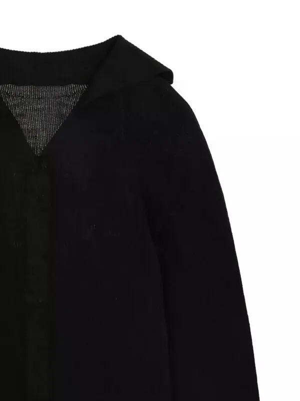 Rick Owens Ribbed V-neck Sweater