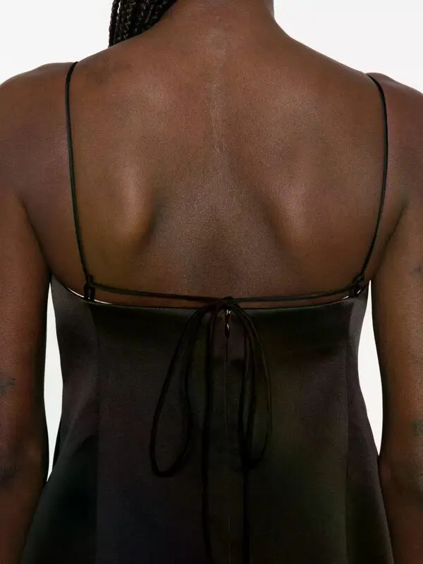 RÓHE Satin Top - Black