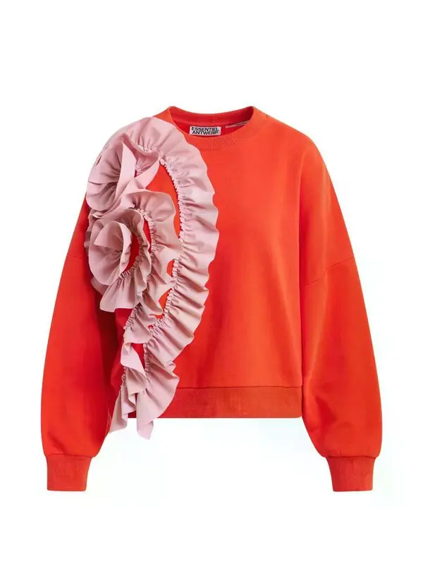 Essentiel Antwerp Ruffle-trimmed Sweatshirt