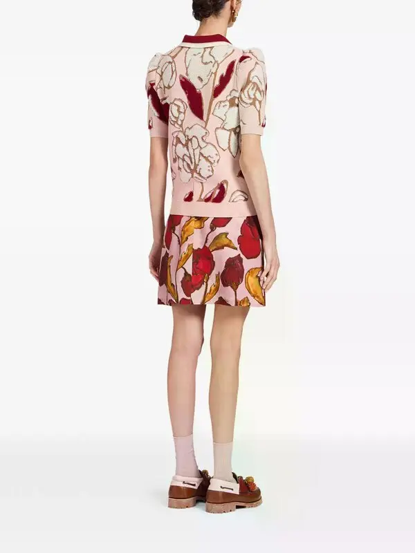 La DoubleJ Printed Mini Skirt