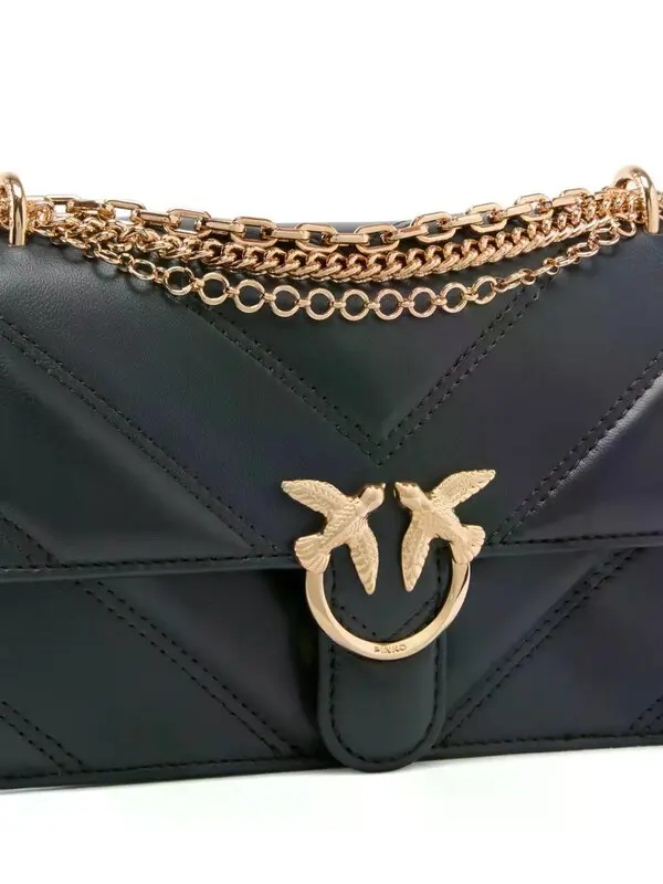 Pinko Love Bag One Chevron Shoulder Bag