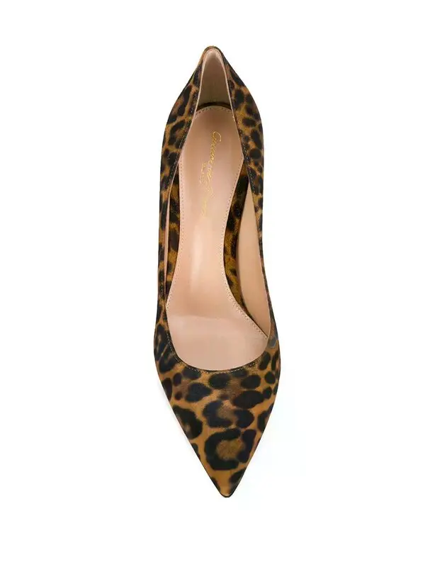 GIANVITO ROSSI 85mm Leopard-print Pumps
