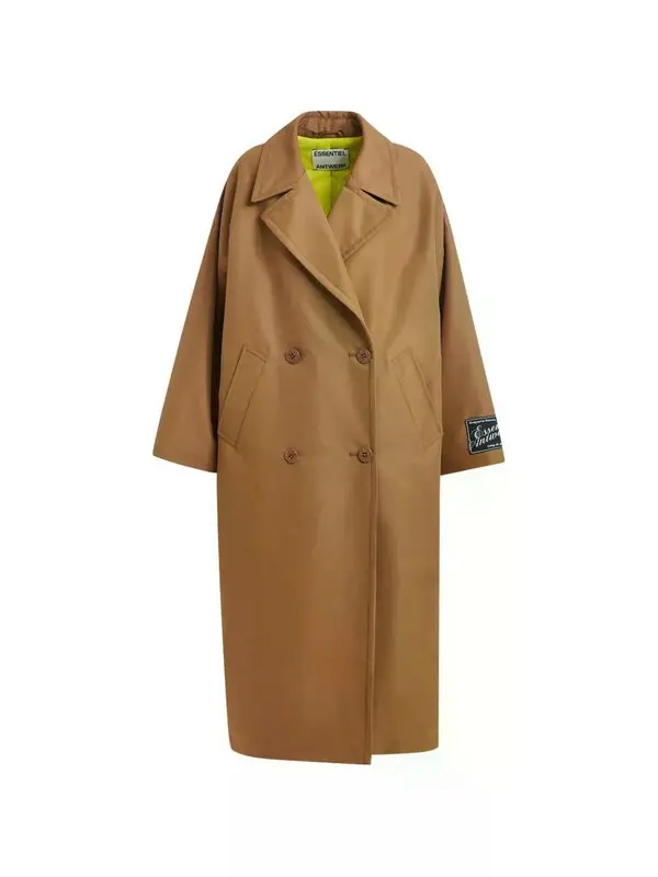 Essentiel Antwerp Logo-patch Double-breasted Coat