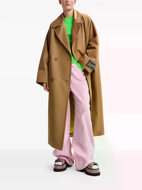 Essentiel Antwerp Logo-patch Double-breasted Coat