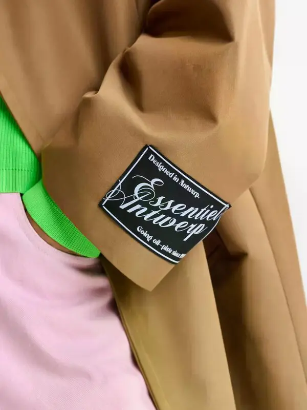 Essentiel Antwerp Logo-patch Double-breasted Coat