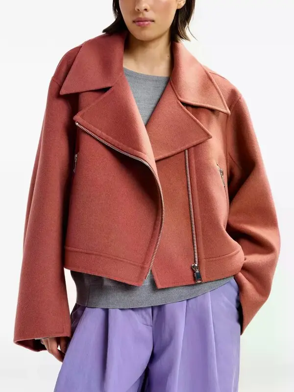 Essentiel Antwerp Zip-up Jacket - Red